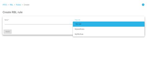 Ipds Rbl Crear Reglas
