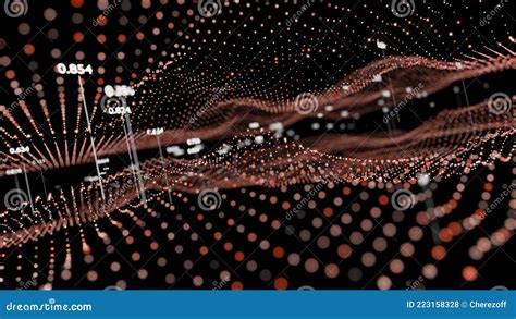 Big Data Visualization Abstract Structure Stock Illustration Illustration Of Structure