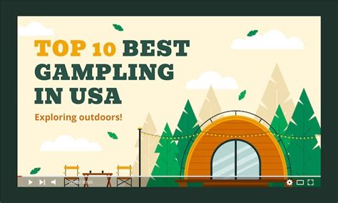 Free Vector Hand Drawn Glamping Youtube Thumbnail