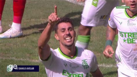 Aos 50 Min Do 2º Tempo Gol De Cabeça De Danilo Avelar Do América Mg Contra O Athletico Pr