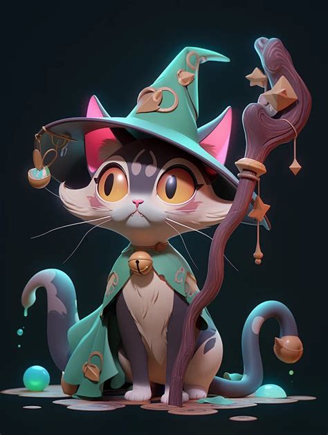 魔法猫咪 48 花瓣网