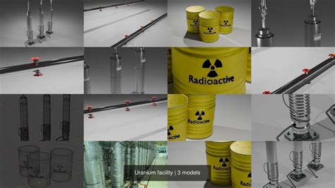 Uranium Facility 3d Model Collection Cgtrader