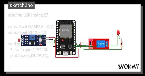 Lampu Otomatis LdR Copy Wokwi ESP STM Arduino Simulator