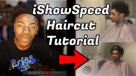 Ishowspeed Haircut High Taper Tutorial Youtube