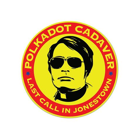 Polkadot Cadaver Last Call In Jonestown Cassette Patch Sticker Bundle Bundle