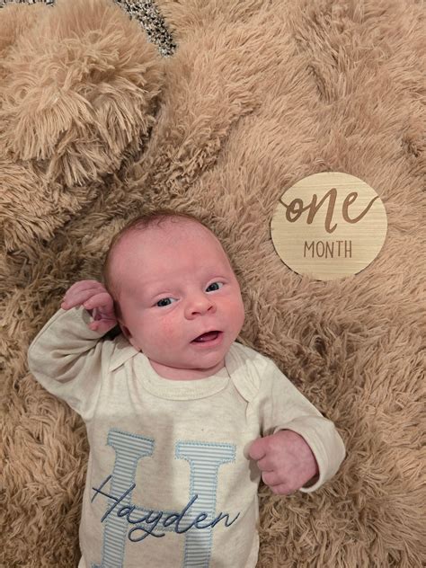 Steven Shamblin Our Little Man Is A Month Old Today Facebook