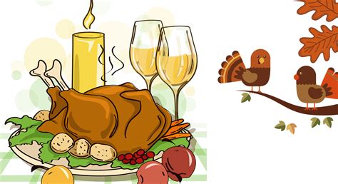 Cartoon Turkey Dinner