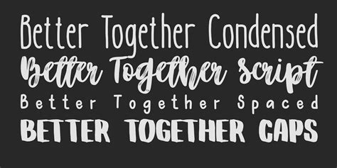 Better Together Script Windows Font Free For Personal