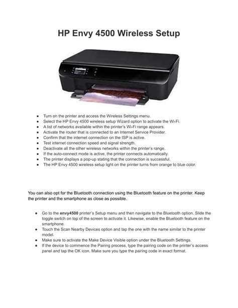 Ppt Hp Envy 4500 Wireless Setup Powerpoint Presentation Free