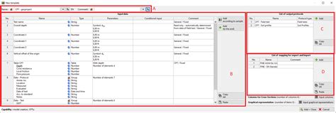 creation of user defined template template input online help geo5