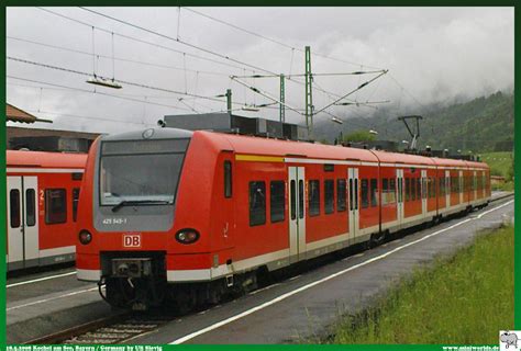 Elektrotriebzug 425 545 1 Stehtam 18 Mai 2008 Im Bahnhof Kochel Am See