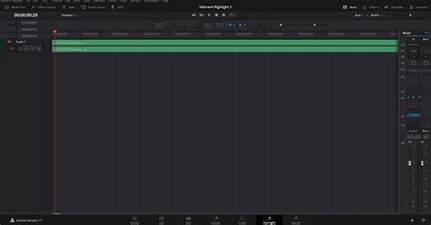 Example Of Missing Audio Buttons In Davinci Resolve 17 Fairlight