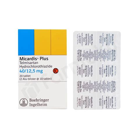 Telmisartan Daftar Obat Dosis Harga Farmaku Farmaku