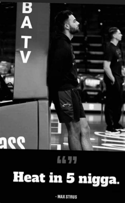 Maximum Strus Issues Statement After Game 2 Win R Heat