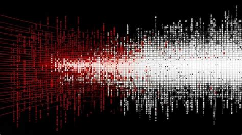 Premium Photo Made Of Binary Code Binary Code In The Background Black And Red