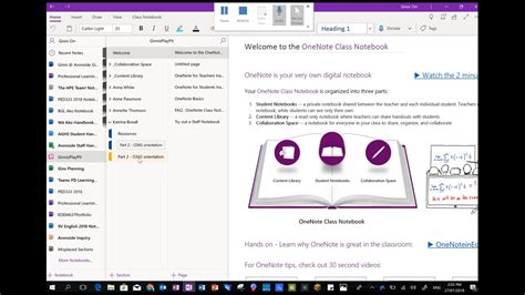 2 Introduction To Class Onenote Youtube
