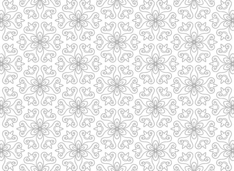 민족 꽃 원활한 패턴 배경 무료 벡터