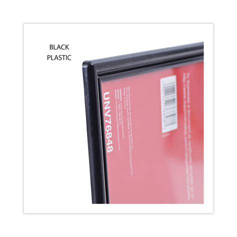 Universal® All Purpose Document Frame 85 X 11 Insert Black 3pack