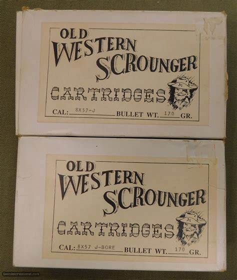 Old Western Scrounger 8 X 57 J Bore Ammo