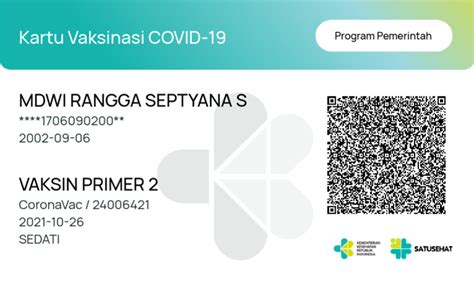 Vaccine Certificate Dose 2 Mdwi Rangga Septyana S 555 Pdf