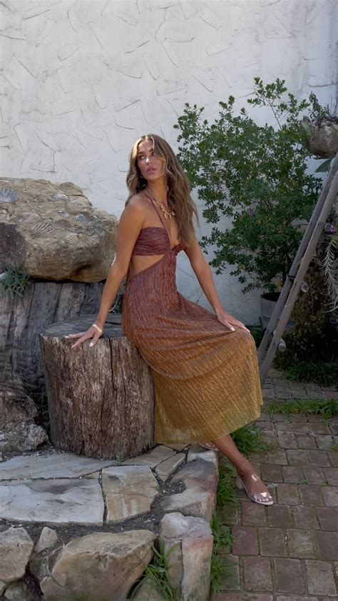Captivating Cut Outs The Such A Gem Metallic Ombre Dress Is A Cut