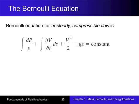 Ppt Chapter 5 Mass Bernoulli And Energy Equations Powerpoint