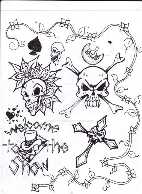 Tattoo Flash 1 By Happy Insane Kitty On Deviantart