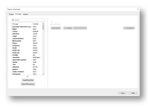 About Psychopy Plugins — Psychopy Plugins V001