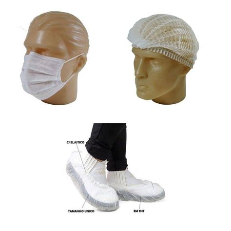 Mascara PropÉ E Touca Metromed Mãos Dadas Pela Saúde