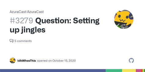 Question Setting Up Jingles · Issue 3279 · Azuracastazuracast · Github