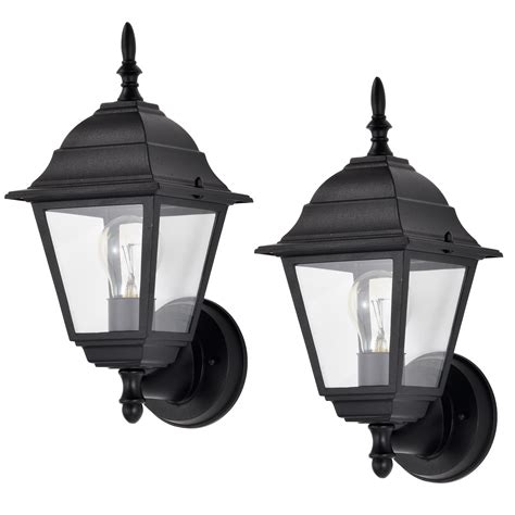 Free Shipping Outdoor Light Fixtures Wall Mount 2 Pack Black Exterior