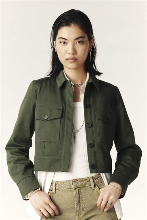Boxy Jacket Elia Green Baandsh Us