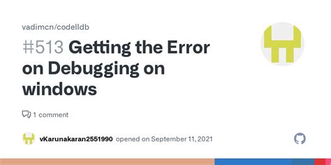 Getting The Error On Debugging On Windows · Issue 513 · Vadimcn