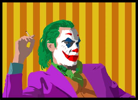 Joker I Made In My Graphic Design Class Rjoker