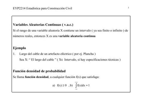 Variables Aleatorias DefiniciÓn Y Tipos Esenciales