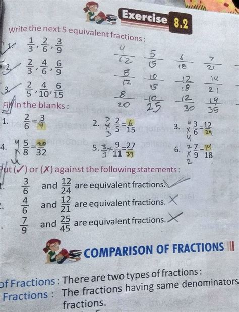 Write The Next Equivalent Fractions