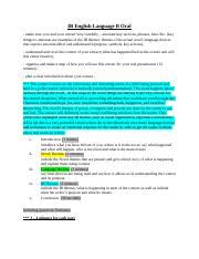 IB English Language B Oral Docx IB English Language B Oral Make Sure You Read Your Extract
