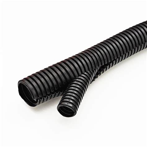 Uv Resistant Solar Cable Harness Protection Effective Insulation Properties Flexible Corrugated