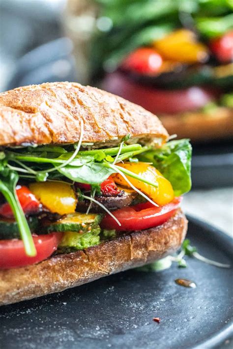 Ultimate Roasted Vegetable Sandwich Recipe Vegetable Sandwich