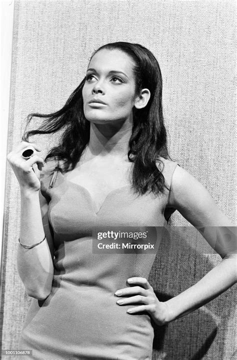 Actress Martine Beswick On The Set Of Thunderball At Pinewood News