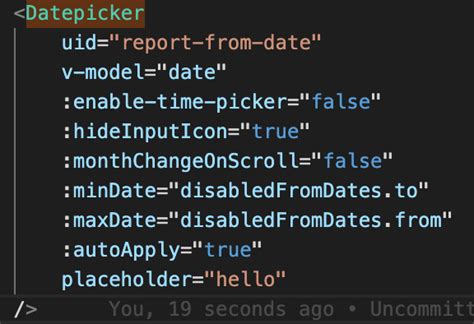 v model value not updating · issue 51 · vuepic vue datepicker · github