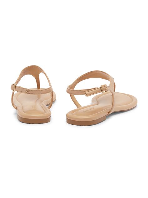 Capri Nude Flat Sandals Thong Sandals Resortwear Covet Shoes