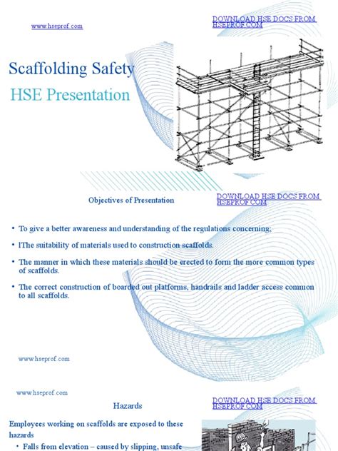 Hse Presentation On Scaffolding Safety Pdf Scaffolding Manufactured Goods Hse Presentation On Scaffolding Safety Pdf Scaffolding Manufactured Goods