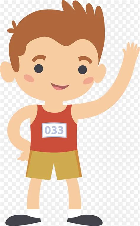 男孩运动员矢量图png图片素材下载图片编号yarwendm 免抠素材网