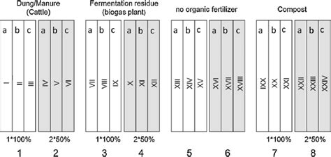 Experimental Subplots I Xxiv With Eight Different Fertilizations 1 8