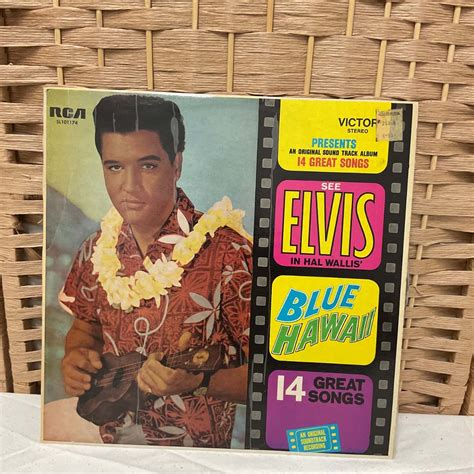 Price Reduced Vintage Elvis Presley Blue Hawaii Vinyl Lp Soundtrack