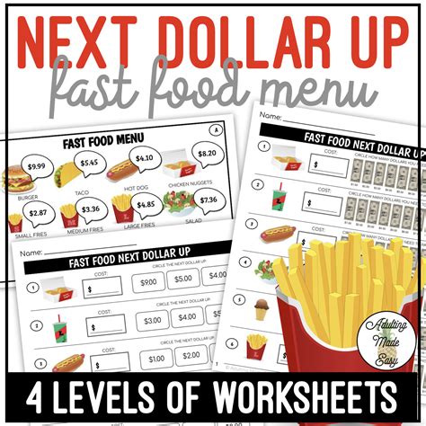 Next Dollar Up Worksheets Worksheets Library