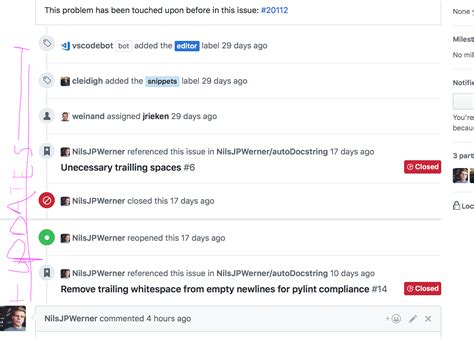 InsertSnippet Produces Trailing Spaces Issue Microsoft Vscode GitHub