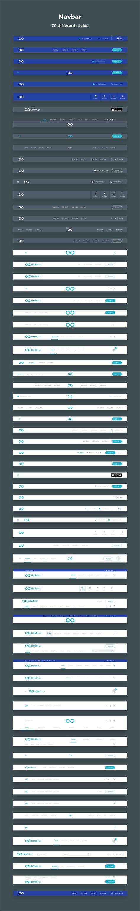 Limitless Massive Set Of Layouts And UI Components For Sketch By YOYO LABS