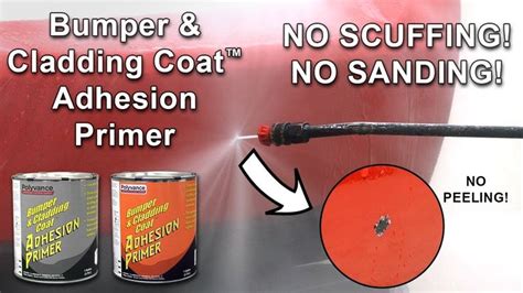 Bumper And Cladding Coat Adhesion Primer